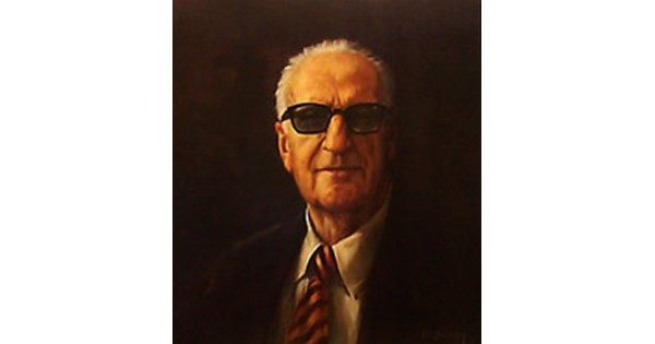 Alan Fearnley - Enzo Ferrari (Portrait)