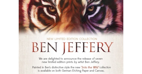 Ben Jeffery - New 'Into the Wild' Collection - Available Now