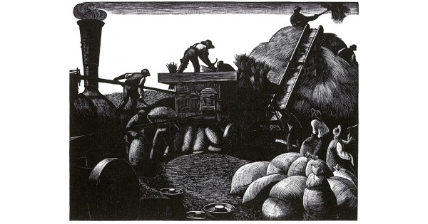 Clare Leighton - March Threshing