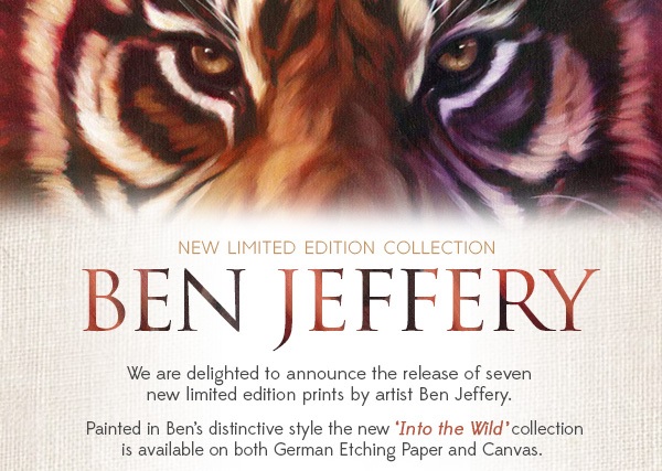 Ben Jeffery - New 'Into the Wild' Collection - Available Now