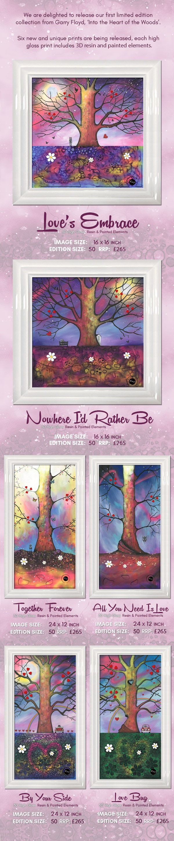 Garry Floyd - New 'Into the Heart of the Woods' 3D High Gloss Print ...